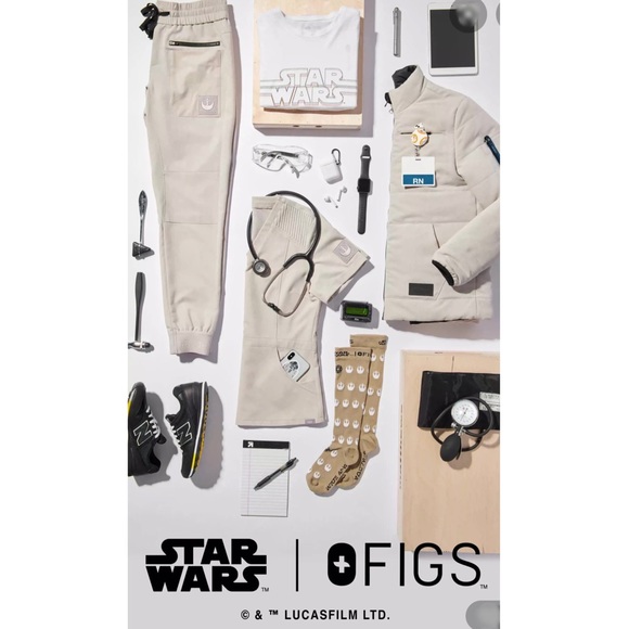 Figs | Pants | Sold Figs Jedi Star Wars Scrub Pants | Poshmark